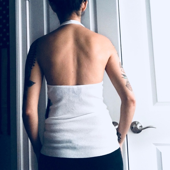 Helios & Luna | Tops | Helios Luna Viscosenylon Semi Sheer White Tank ...